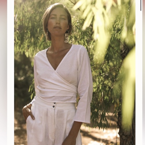 the hemp temple | Tops | The Hemp Temple Pachamama Wrap Top In Raw Size ...